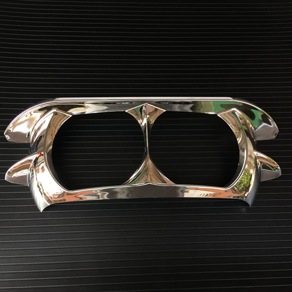 Dual Headlight Fairing Trim Bezel Scowl Headlamp Cover for Harley ...