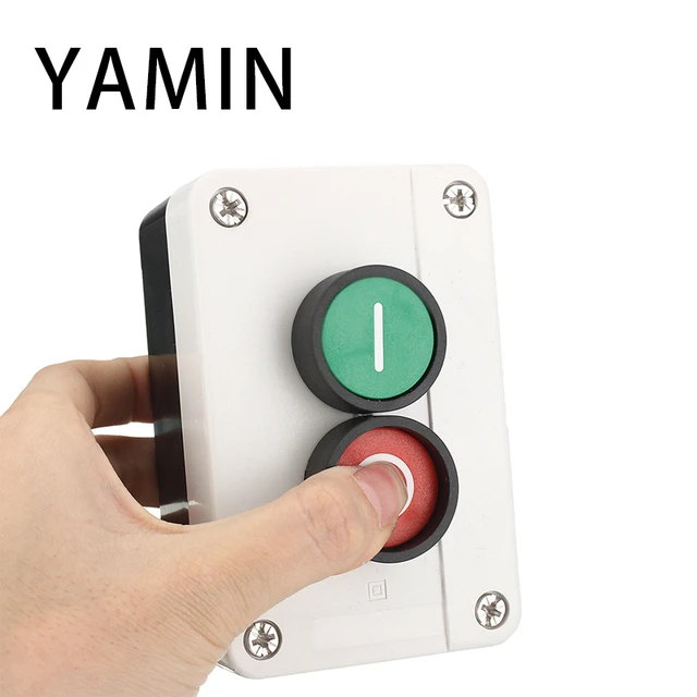 Push Button Station Switch Dengan Kotak Sesaat Ulang Dua, 54% OFF