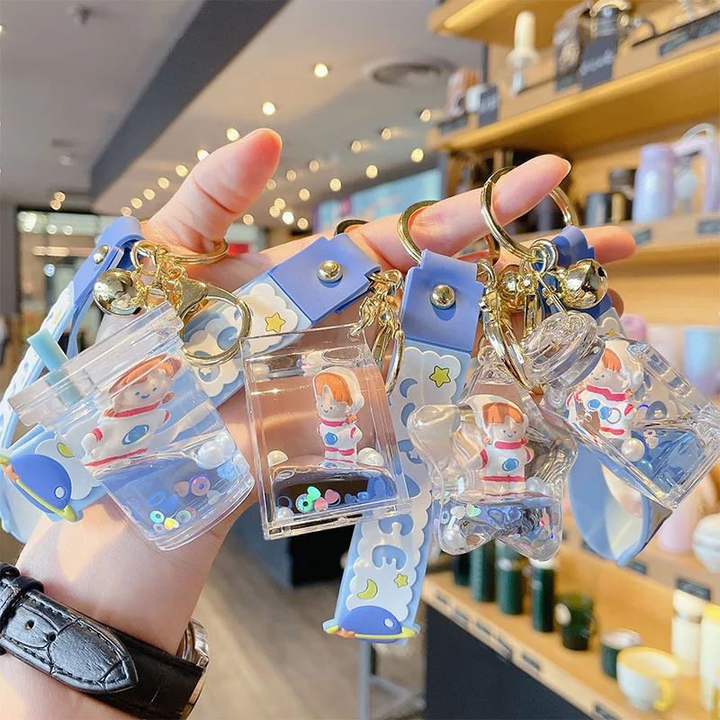 Keychain Keys Quicksand | Keychain Liquid Quicksand | Liquid Keychain ...