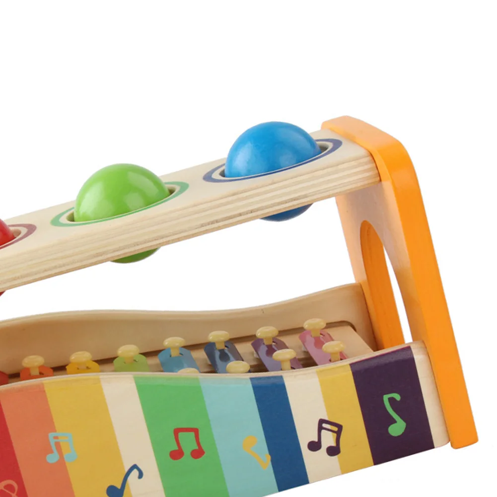 Wooden Toddler Durable Pounding Toy Educational Musical Xylophone ...