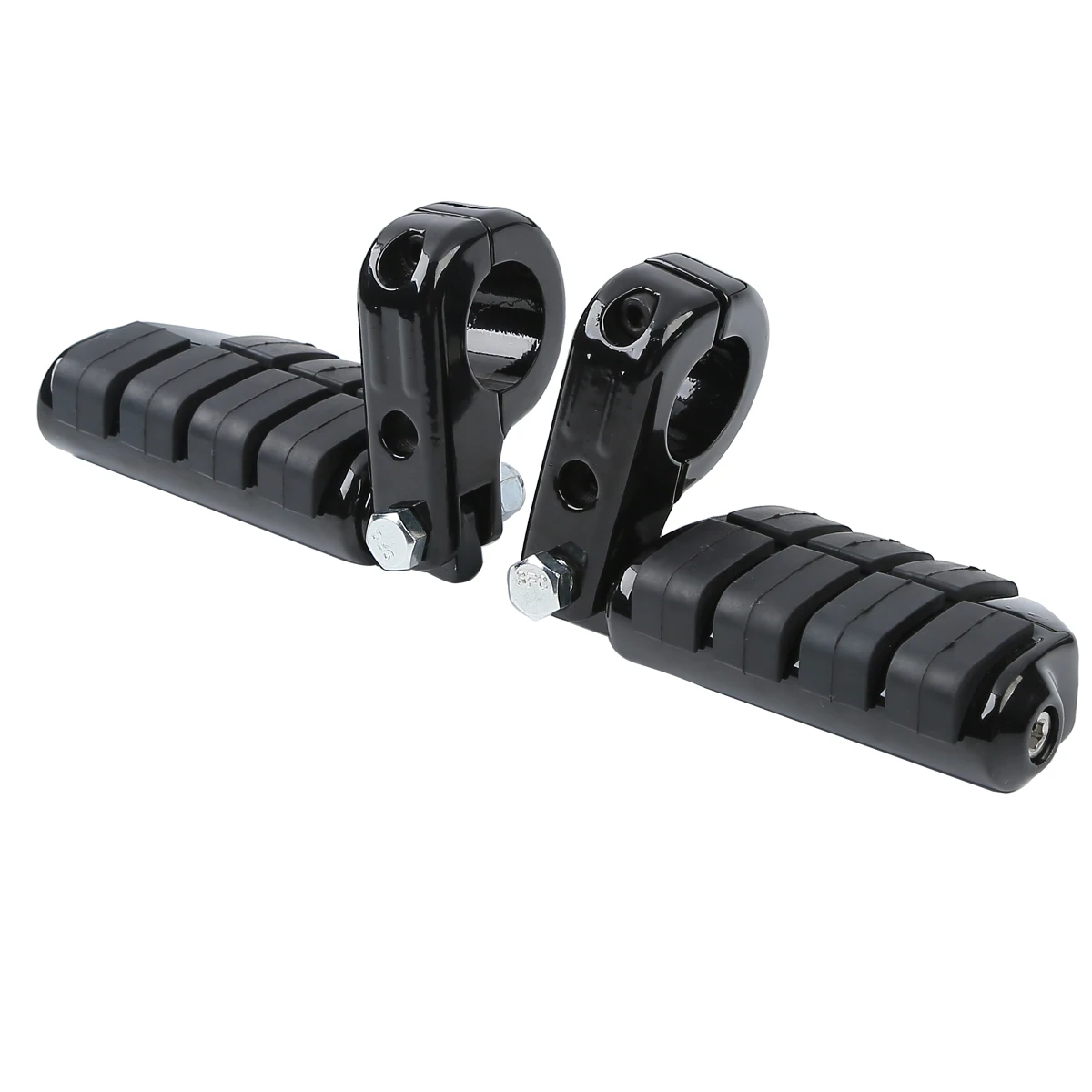 Motorcycle 1.25" Highway Bar Foot Pegs Footrest W/Mount For Harley ...