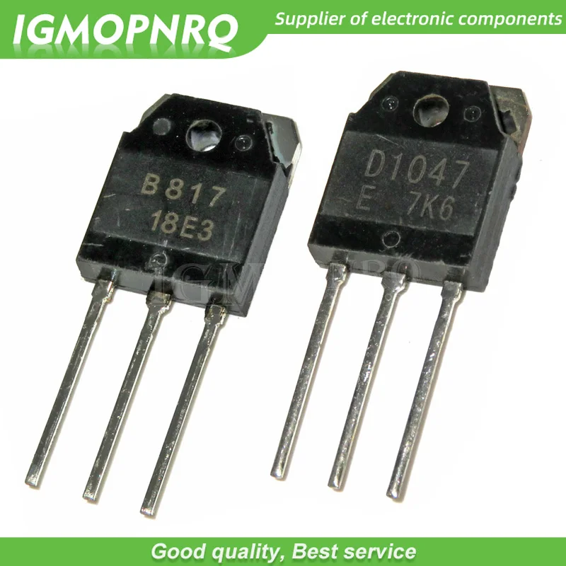 10Pairs-2SD1047-2SB817-D1047-B817-TO-3P-Transistors-New-Original-Free ...