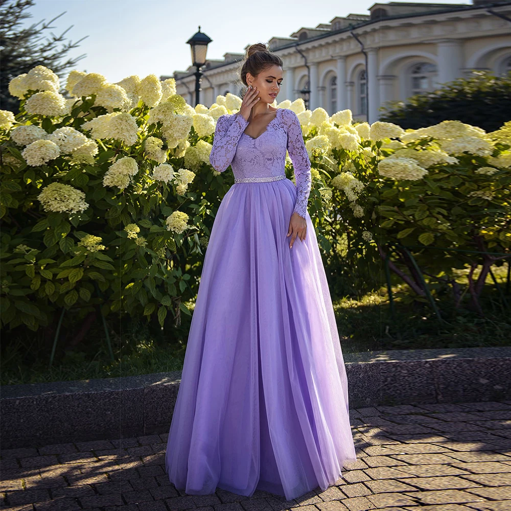 Lilac Colored Prom Dress