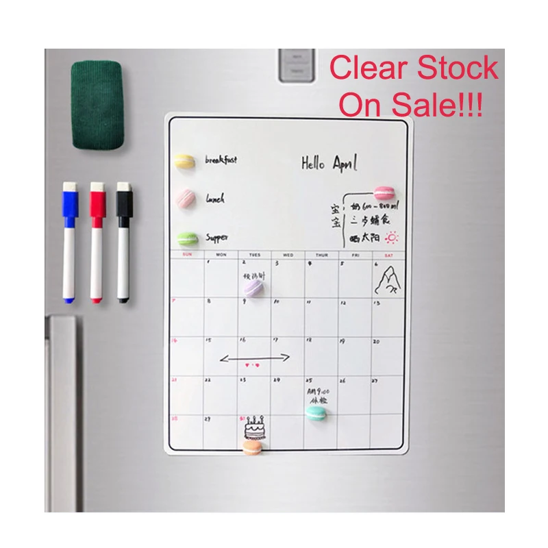 Daily&weekly&monthly Planner | Whiteboard Fridge Magnet | Fridge Magnet ...