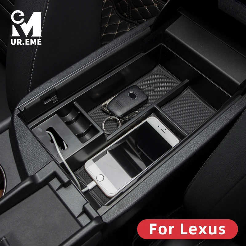 Armrest-Storage-Box-Organizer-For-Lexus-IS-RX-ES-NX-CT-RX350-330-400H ...