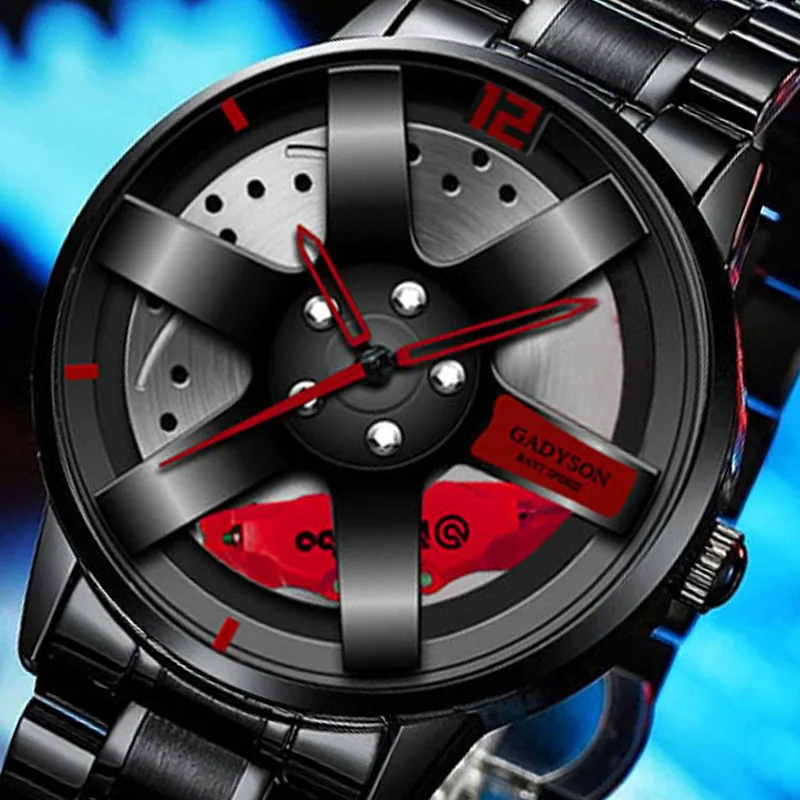 Brand Watch Car Wheel Rim Hub Watches Men Super Rim Hub Men Watch ...