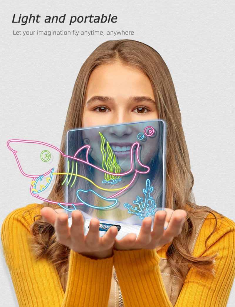 Dessin - Graphisme,Planche à dessin avec effets lumineux LED,Puzzle ...