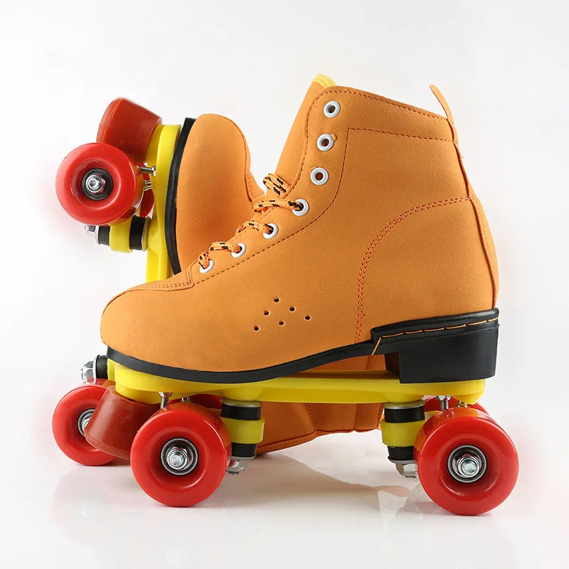 쿼드 스케이트 플래시 휠 더블 라인 롤러 스케이트 남여 공용 Patines 성인 및 어린이 스케이트 신발 스포츠 스케이트