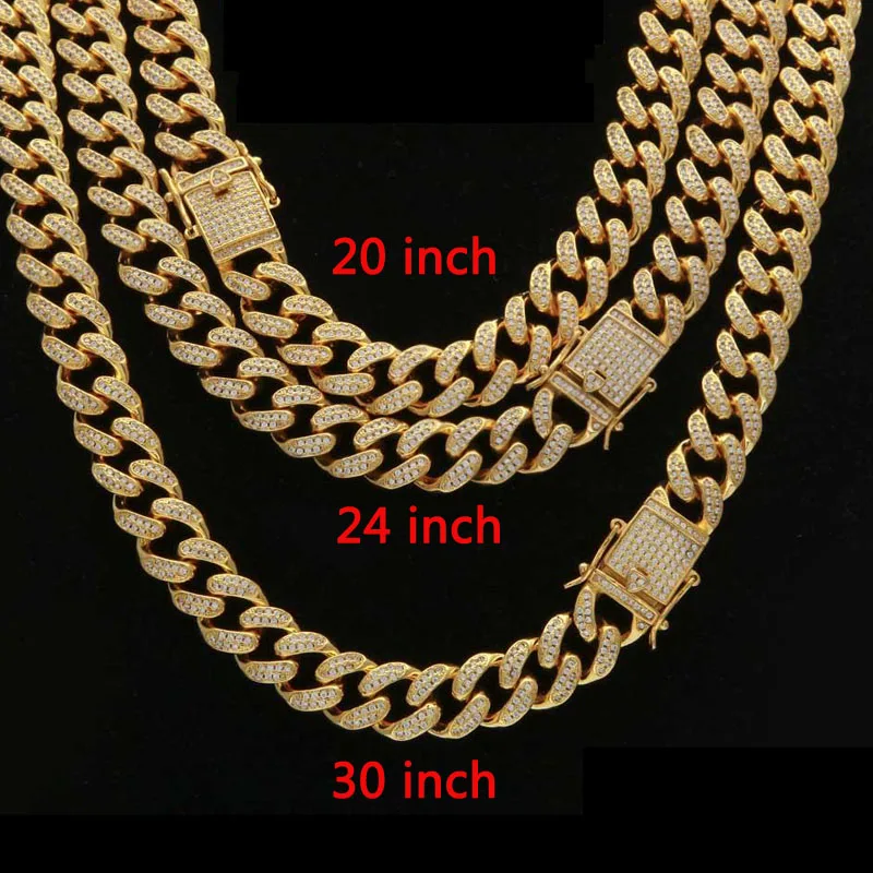 Cadena con diamantes Urban full ice - Envio a todo Chile