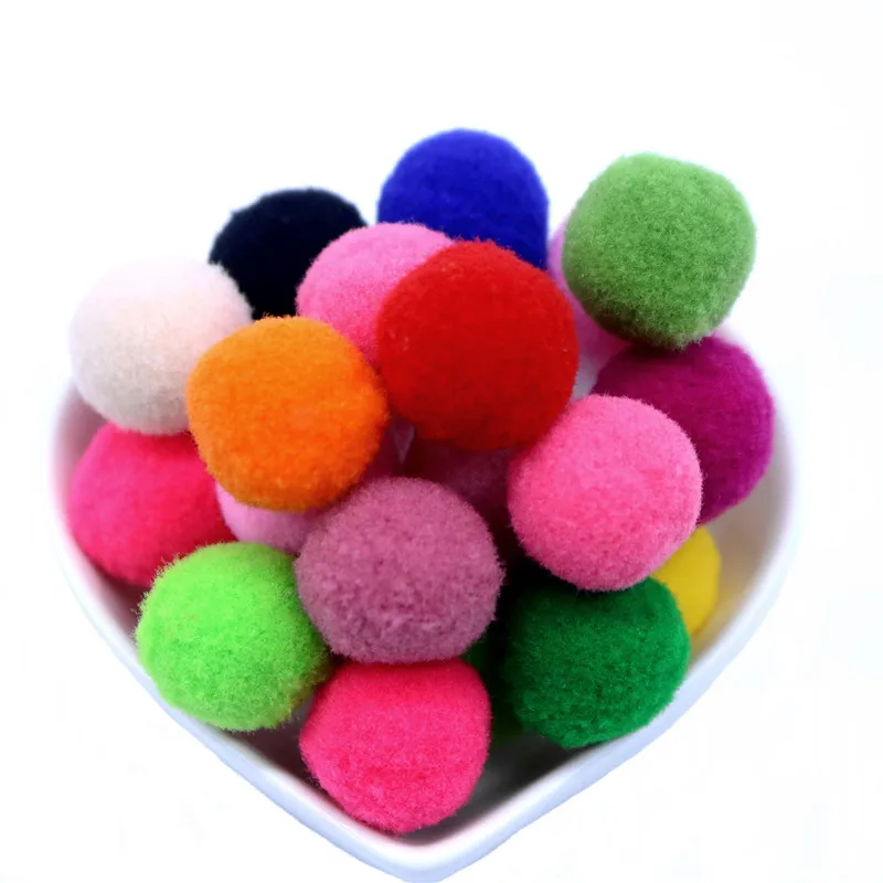 10-15-20-25-30-Mm-Lembut-Pompom-Bola-Berbulu-Mewah-Bola-Buatan-Palsu ...