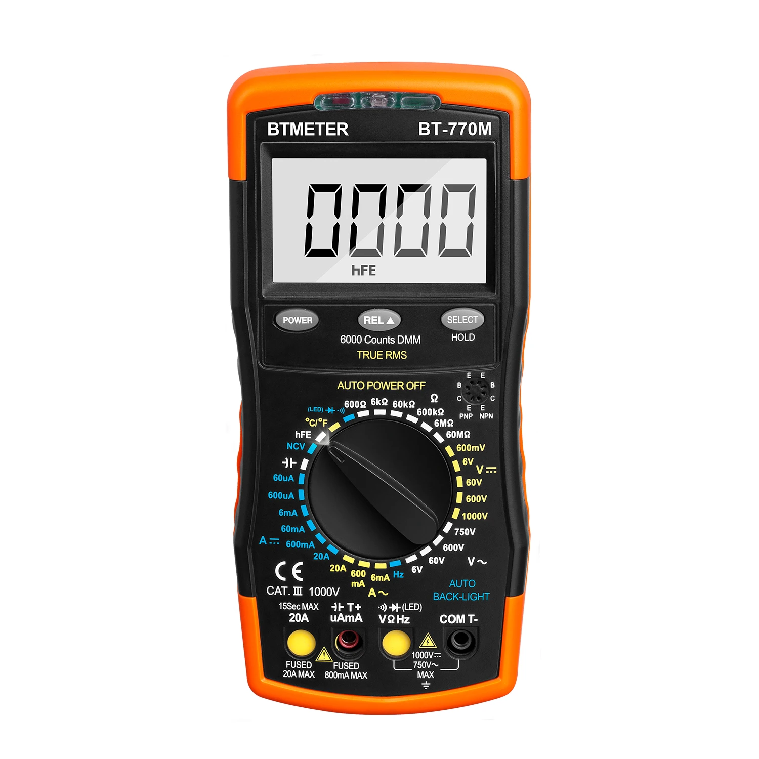 BTMETER-BT-770M-Digital-Multimeter-6000-Counts-Auto-Ranging-AC-DC ...