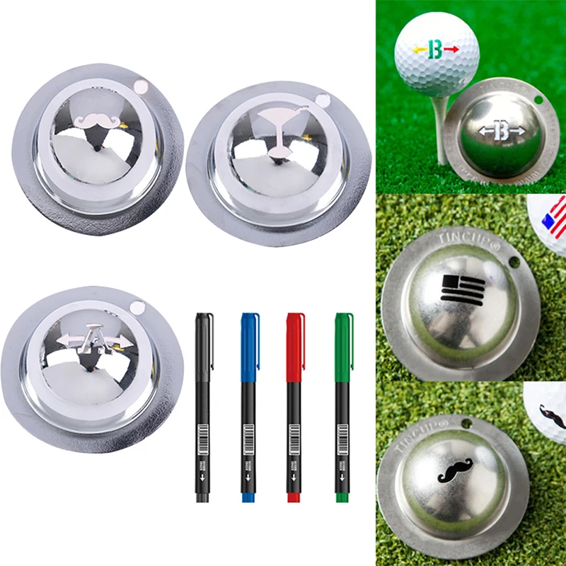 1-Pcs-New-Golf-Ball-Line-Marker-Stainless-Steel-Marker-Pen-Golf-Putting ...