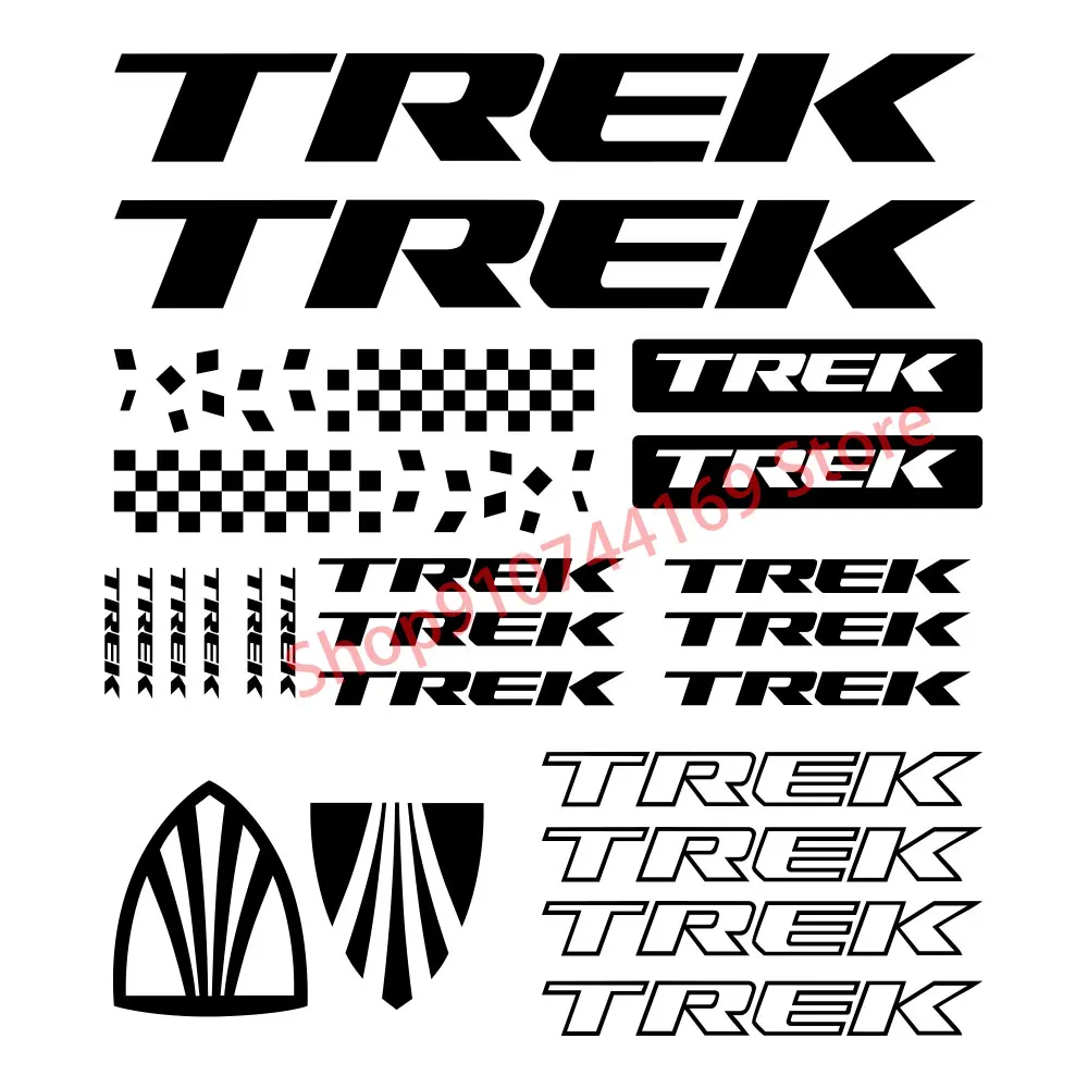 1400 Trek Bicycle Stickers