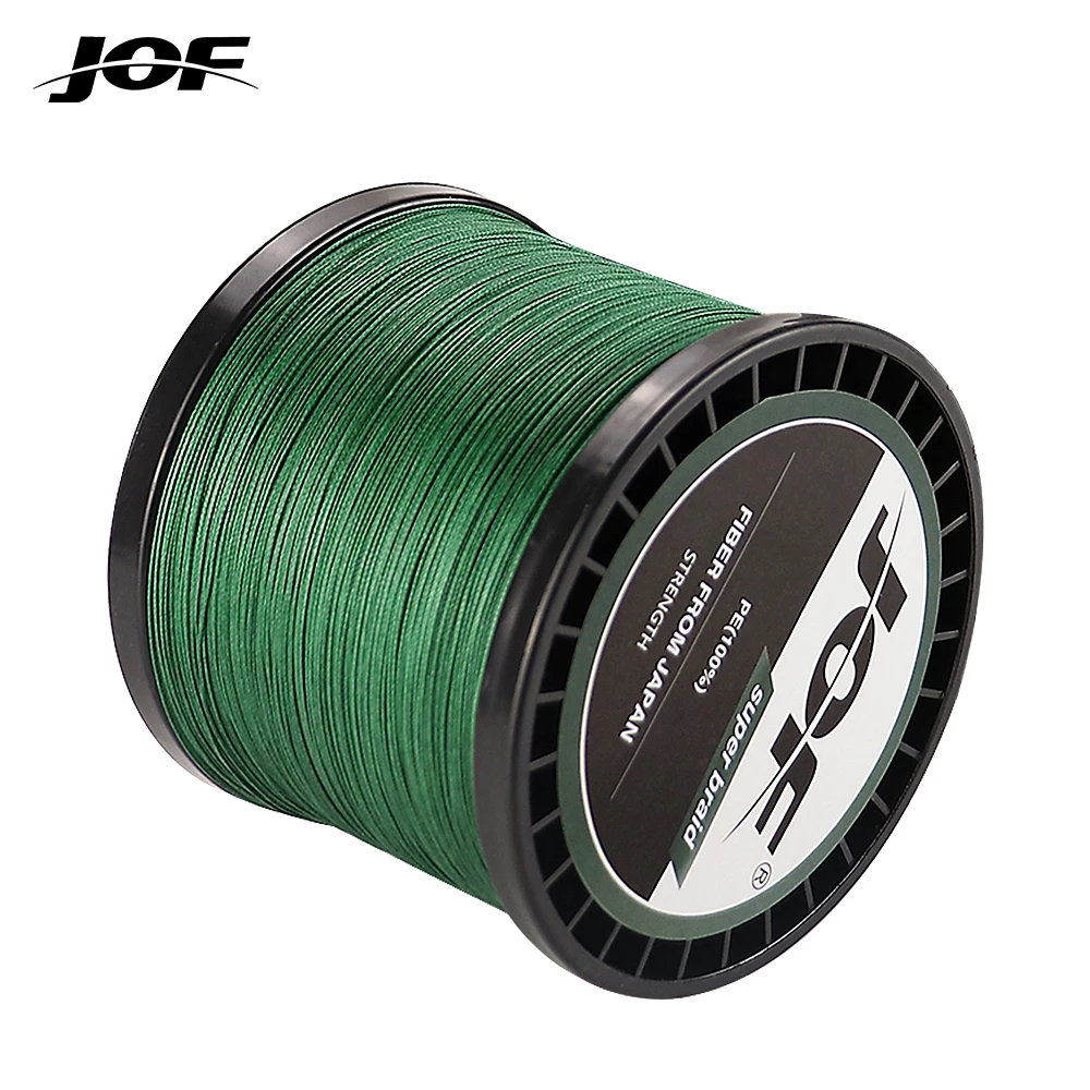 Jof 4 Strands Braided Fishing Line Multifilament 300m 500m 1000m Carp Fishing Japanese Braided ...