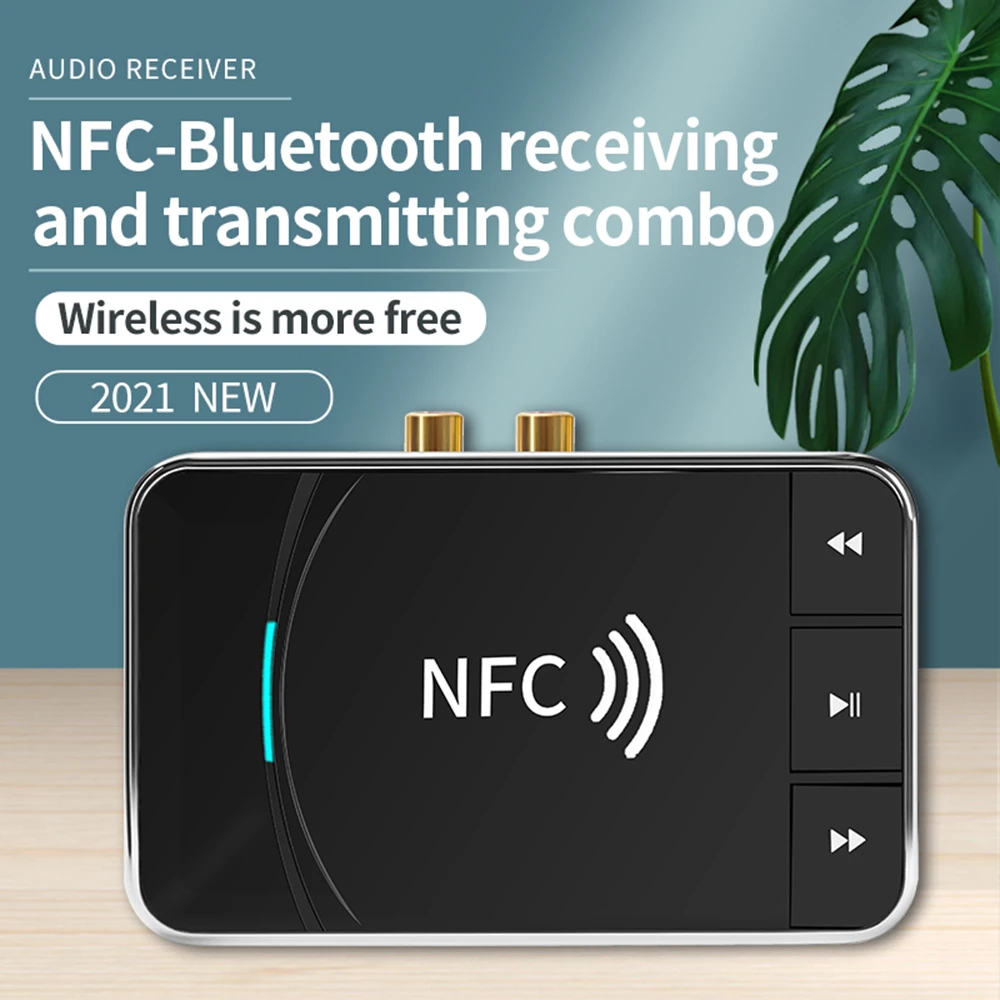 NFC-Bluetooth5-0-Audio-Transmitter-Receiver-RCA-3-5mm-AUX-Jack-USB ...