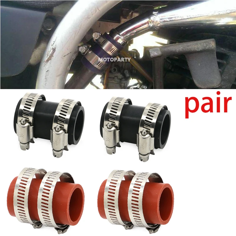 Motorcycle Exhaust Pipe mounting Clamps 1"ID For Yamaha Banshee All ...