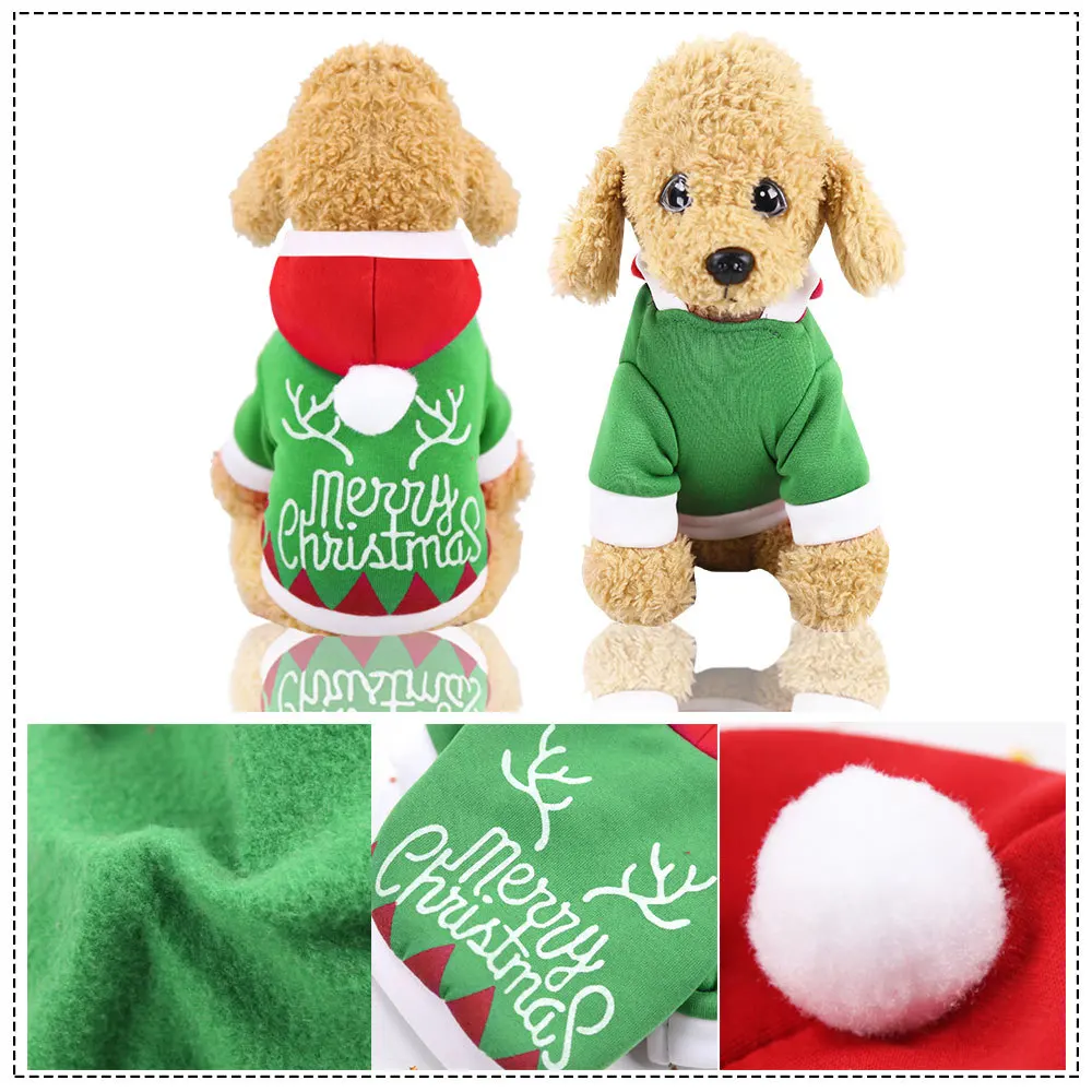 Combinaisons de noël chaudes pour animaux de compagnie,vêtements pour ...
