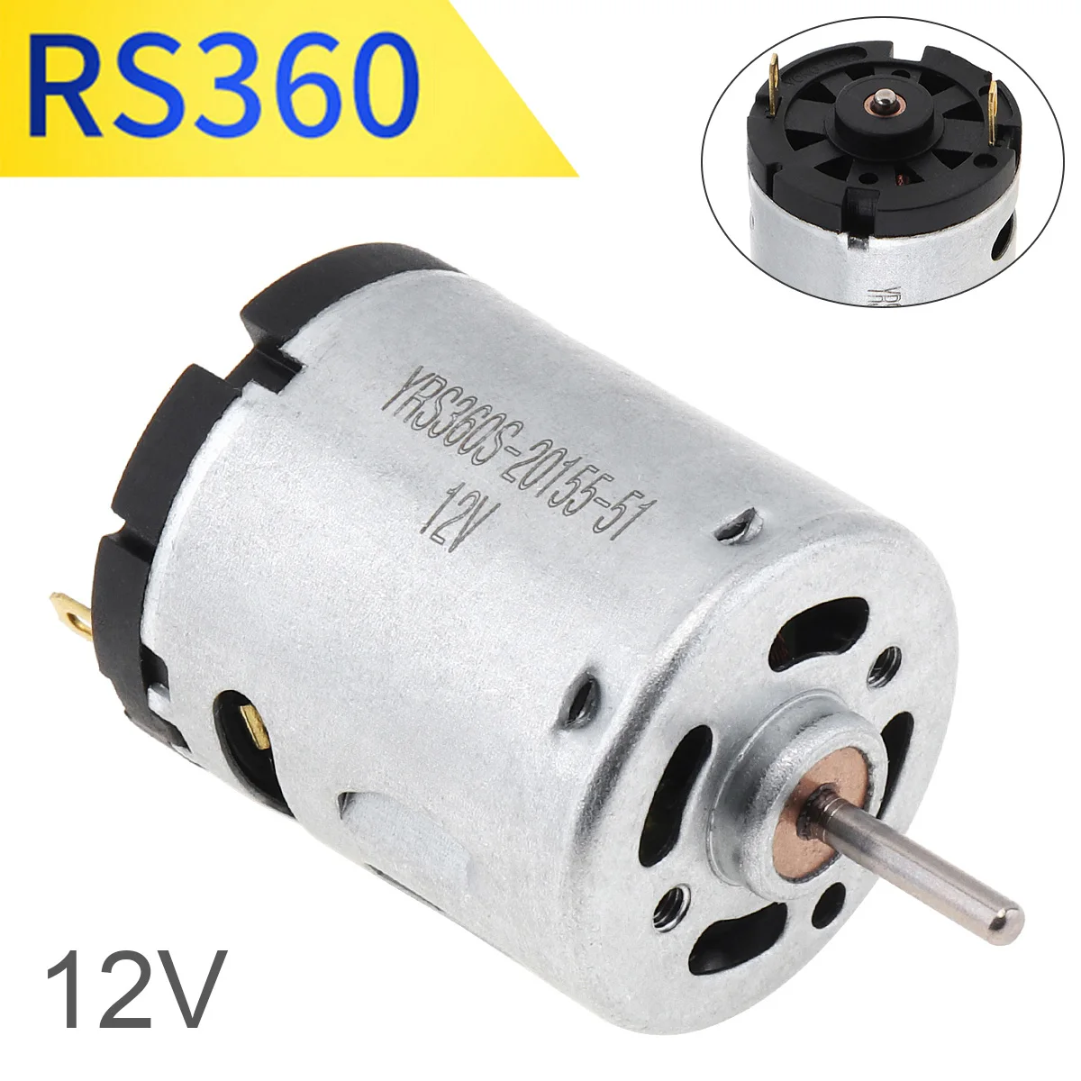 R280 RS360 R380 390 395 DC Motor 6V-24V 12V 12000-24000RPM Metal High
