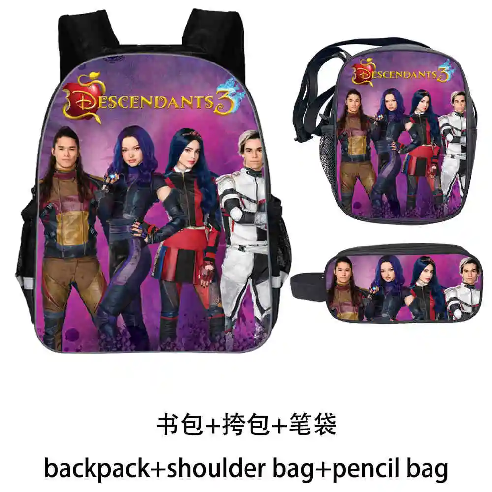 Disney-Brand-Descendants-3-School-Bag-Set-School-Backpack-for-Teenagers ...
