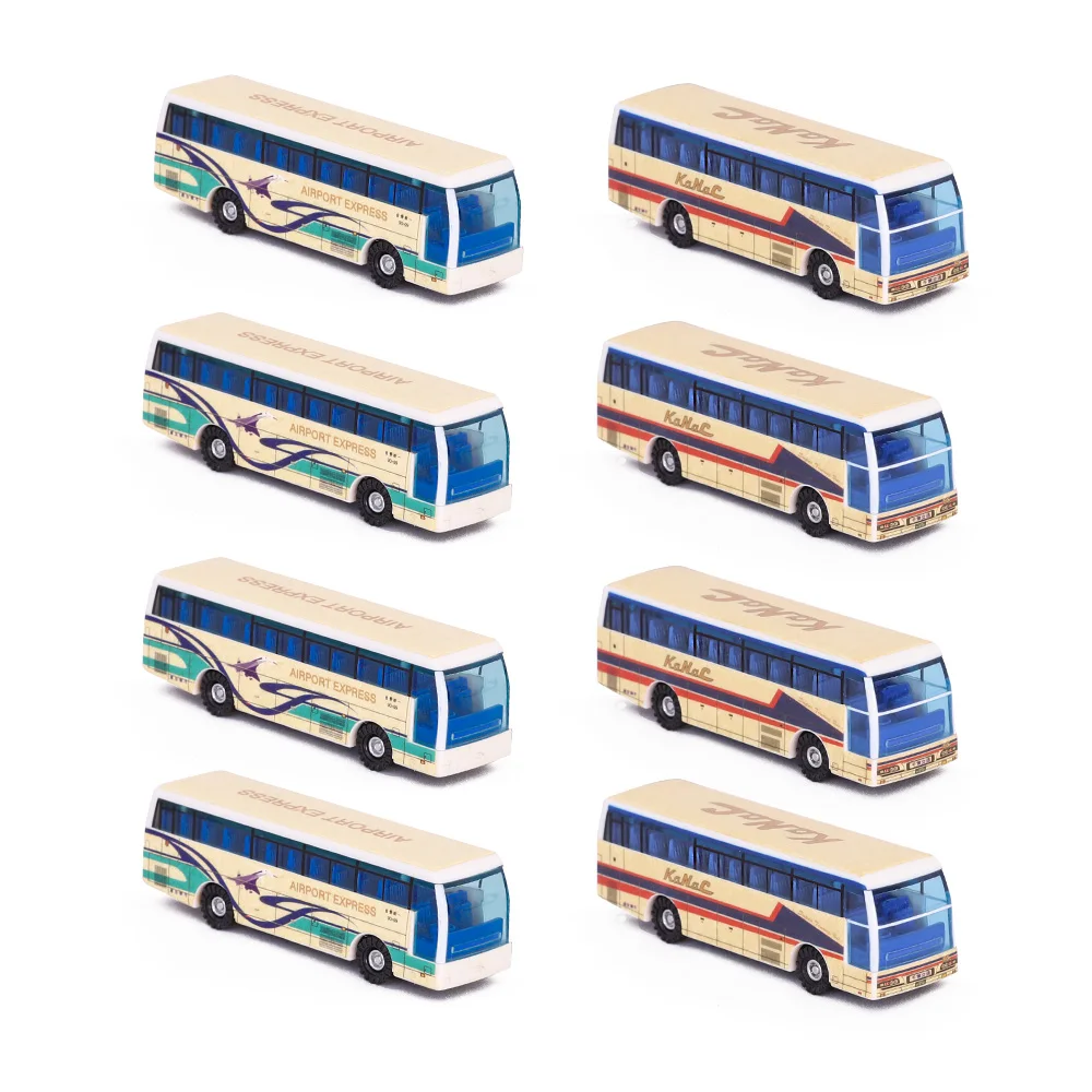 2pcs Scale 1/120 Model Bus For Architectural Model Building Street ...