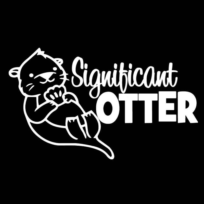 16*9.4cm Significant Otter Vinyl Sticker Cute And Interesting Fashion ...