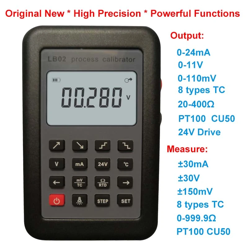 Upgrade Original Lb02 Process Calibrator Mv Ma Resistance Cu50 Pt100 ...