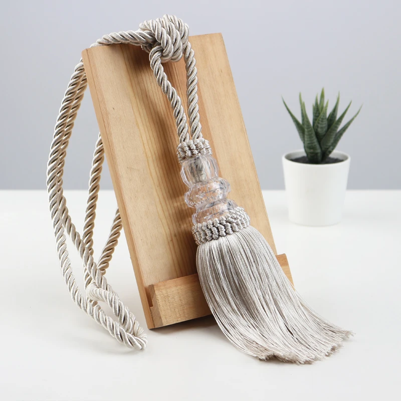 1Pc Rope Curtain Tieback Curtain Tassels Fringe Tie Backs Holdbacks ...