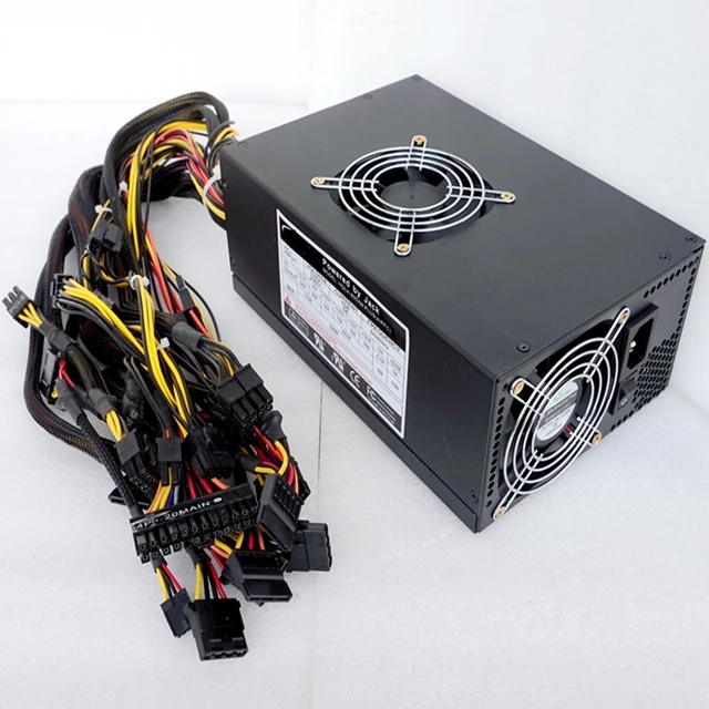 Original PSU For QIYI ATX 6 Video Card 800W Power Supply Dual CPU ...