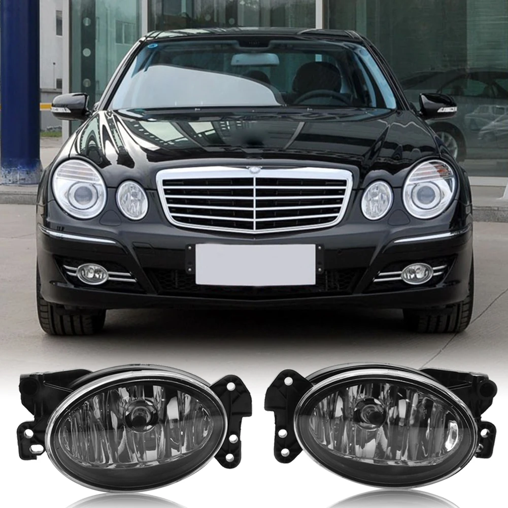 Clear Lens Replacement Fog Light With Bulb For Mercedes Benz C Clk Cls ...