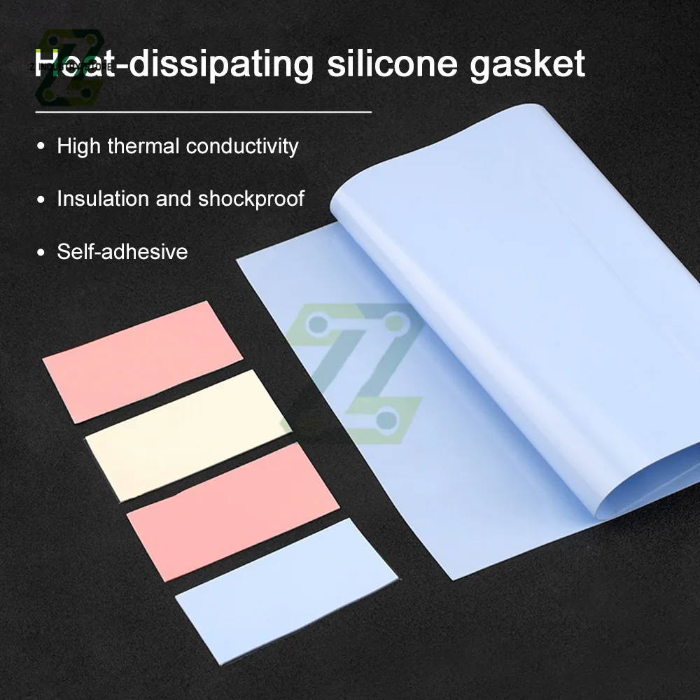 Transistor-Insulation-Pad-Sheet-Silicone-Thermal-Pads-400-200mm-0-5mm ...