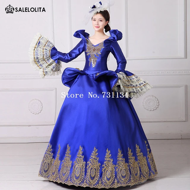 Royal Blue Masquerade Dress
