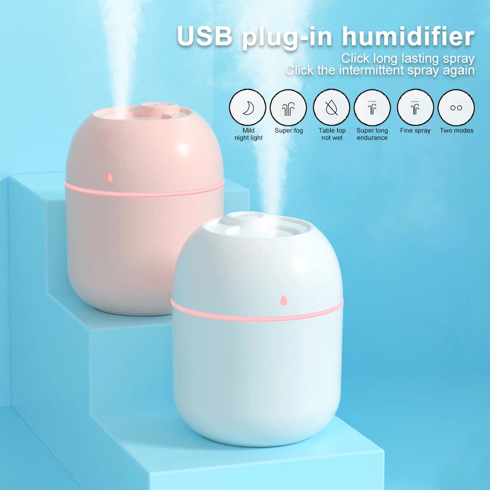 Usb Humidifier, Mini Air Humidifier Ultra Quiet Auto Power Off Portable ...