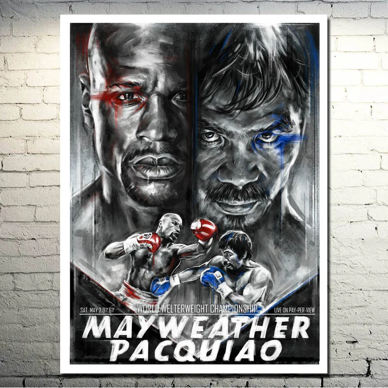 Manny Pacquiao Vs Floyd Mayweather Poster