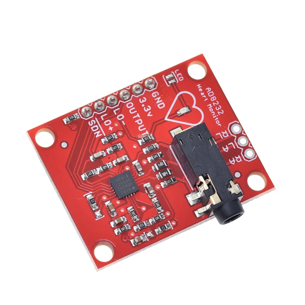 Buy TZT Ecg module AD8232 ecg measurement pulse heart ecg monitoring ...