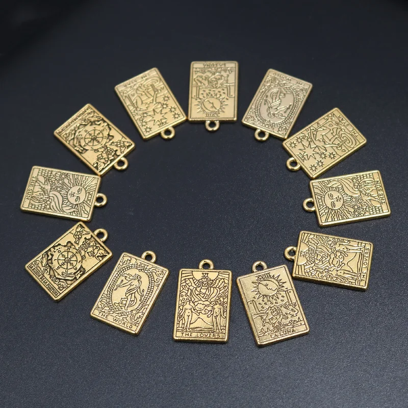 Witch Charms Jewelry Making | Diy Jewelry Pendants Tarot | Tarot ...