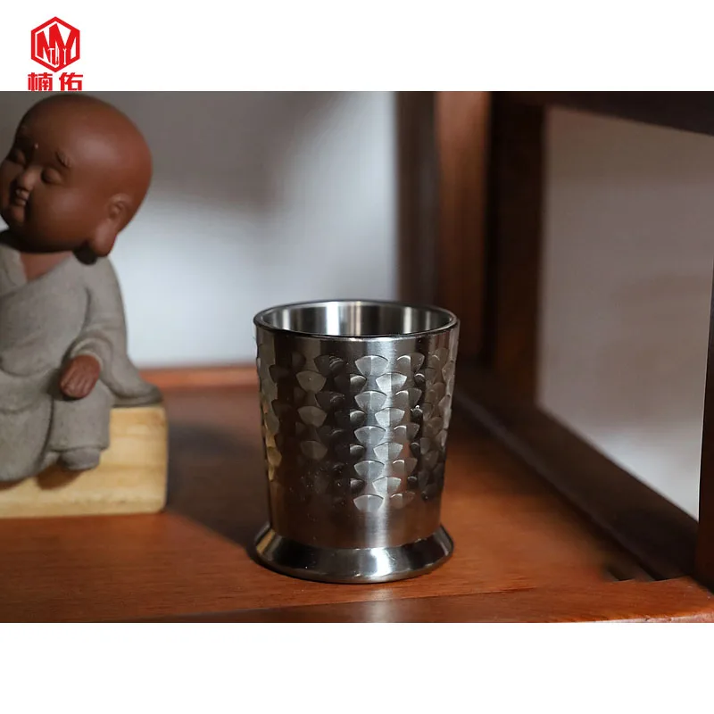 1PC-Portable-EDC-Mini-Titanium-Alloy-Beer-Mug-Metal-High-end-Wine ...