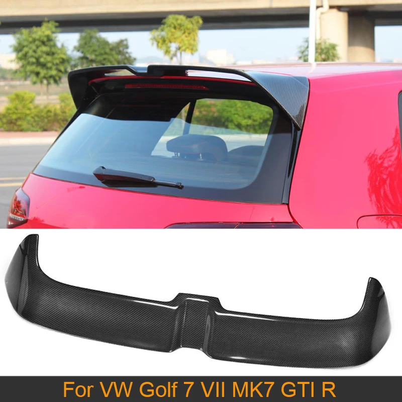 Carbon Fiber Rear Roof Spoiler Wing for Volkswagen VW Golf 7 VII MK7 ...