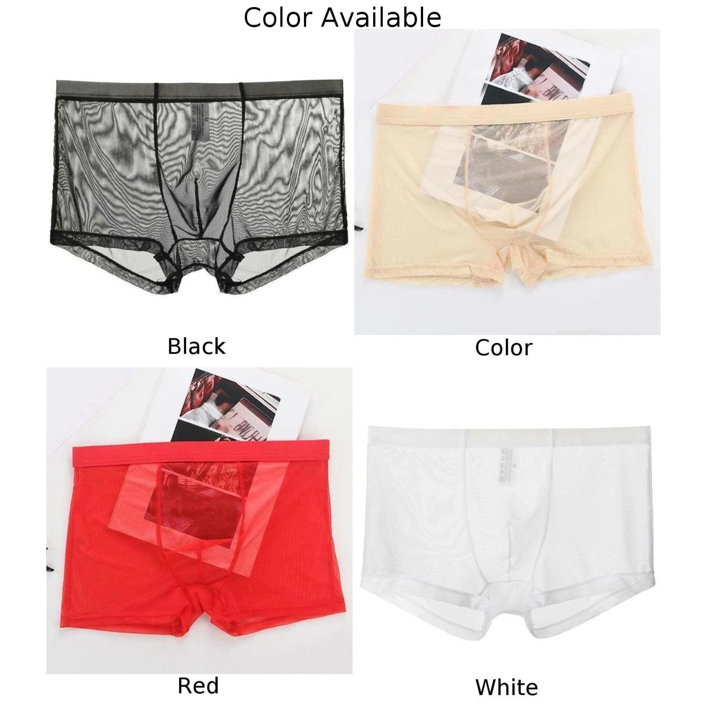 Sheer Underwear Men Boxer Briefs