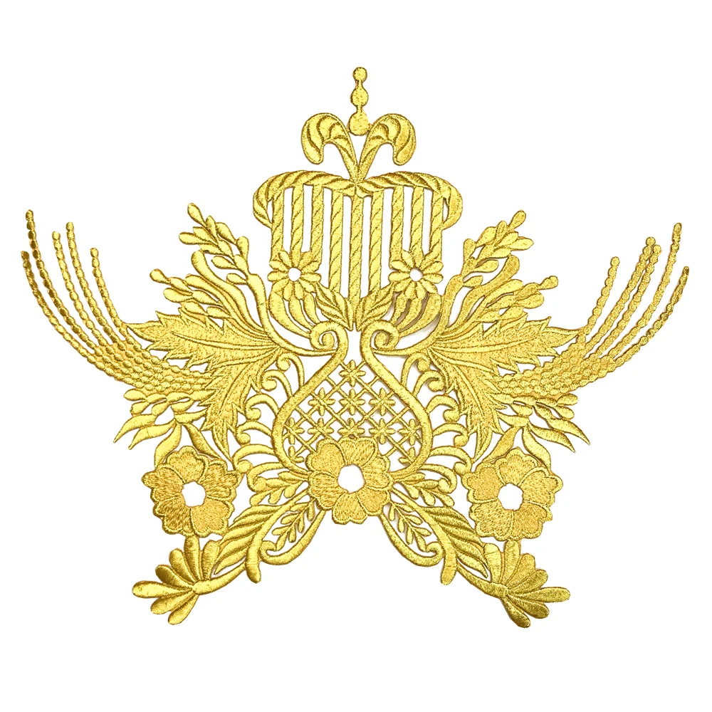 Dabka Patches: How I Used Gold Baroque Embroidered Patches to Revive My ...