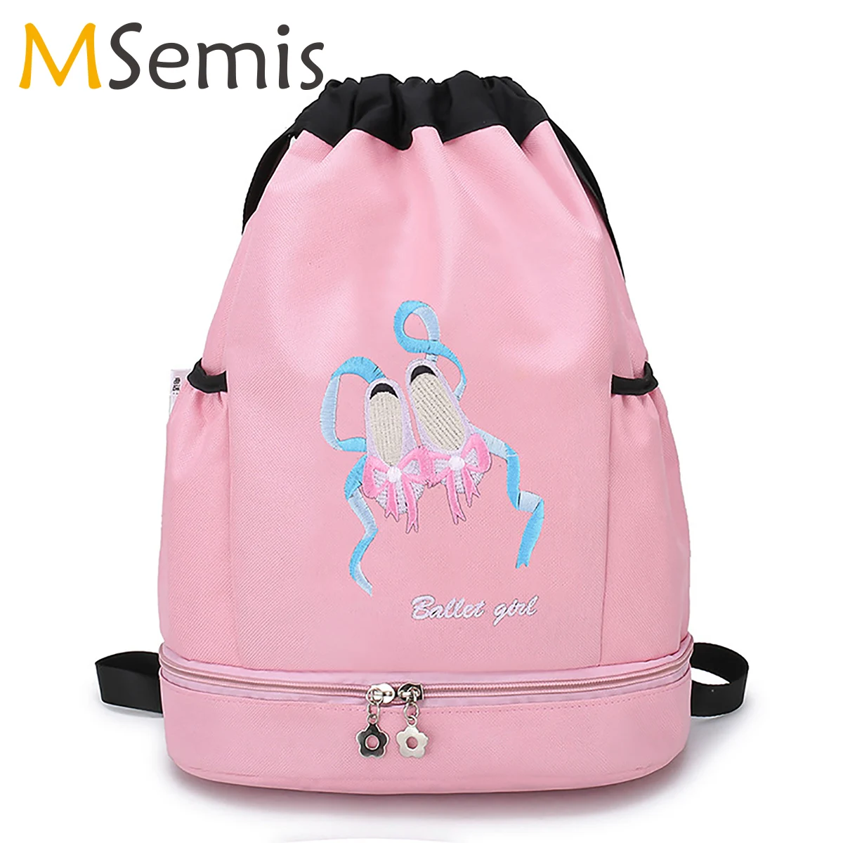 Little Girl's Cute Ballet Dance Backpack Kids Embroidered Dance Bags ...