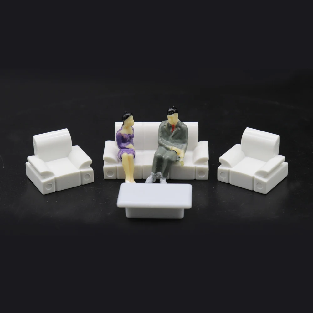 Architectural Layout Design Furniture Model Set Toy Contains (3 Sofas ...