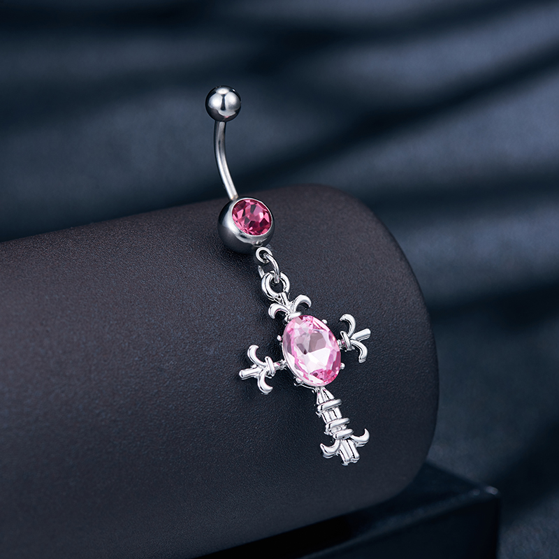 Cross Belly Ring | Dagiba Jewelry