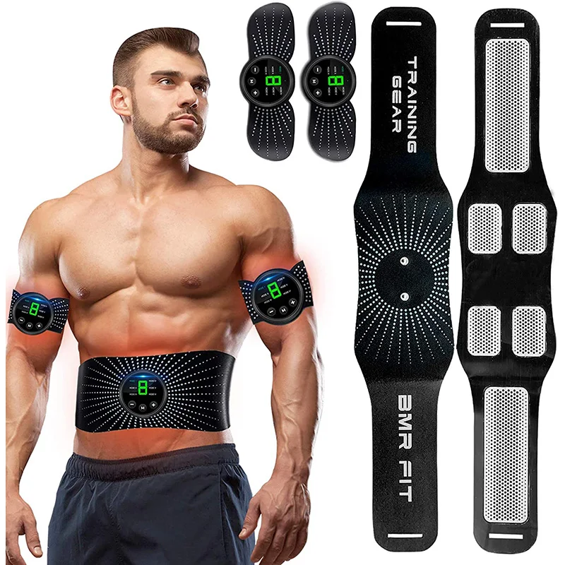 60cm Abs Stimulator Muscle Toner Stimulating Belt Abdominal Training ...