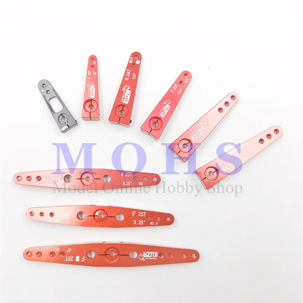 CNC alloy high torque heavy duty servo arms 23 24 25T 1 1.25 1.5 1.75 2 ...