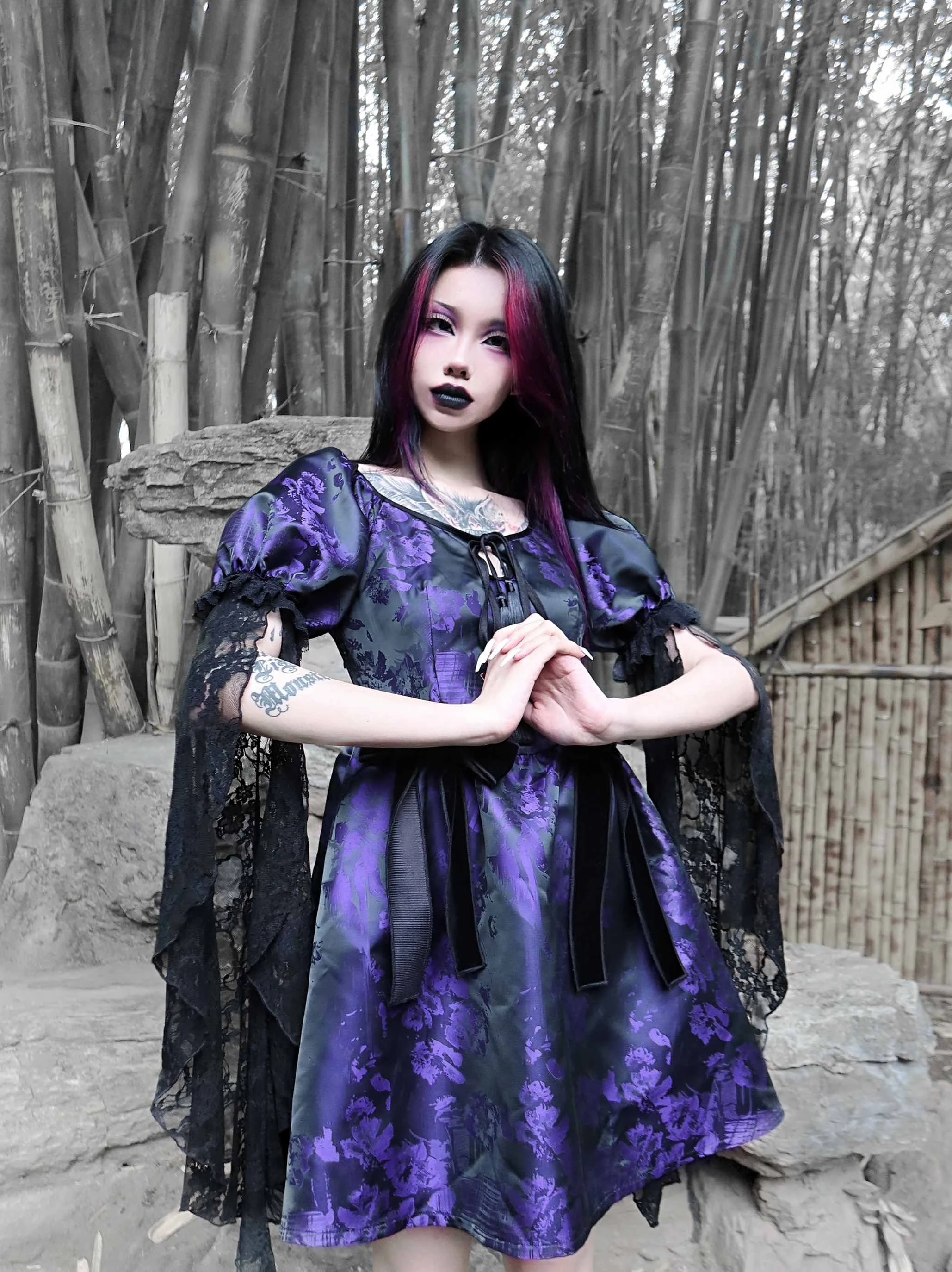 Purple Gothic Dresses