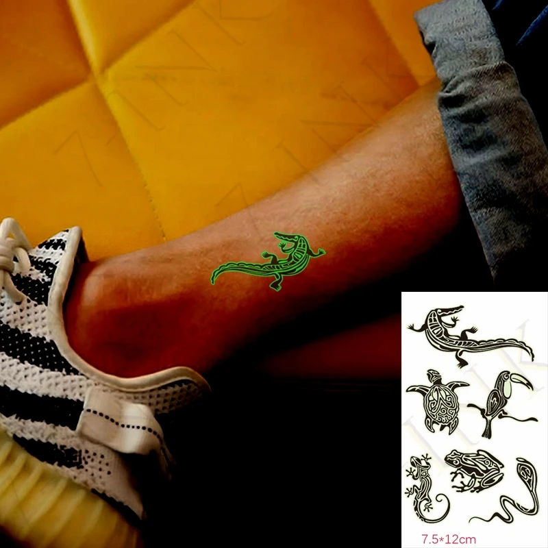 Lizard Tattoo On Ankle