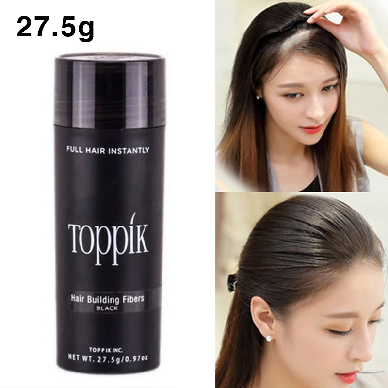 27.5g Toppik Hair Building Fibers 9 Colors Hair Full Hair Instantly ...