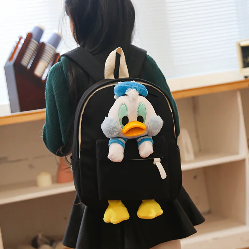 Disney Donald Duck Backpack Cartoon Fashion Simple Cute Duck Backpack ...