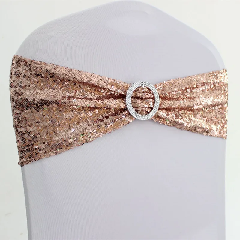 10pcs-50pcs-Rose-Gold-Silver-Spandex-Sequin-Wedding-Chair-Bow-Sash ...