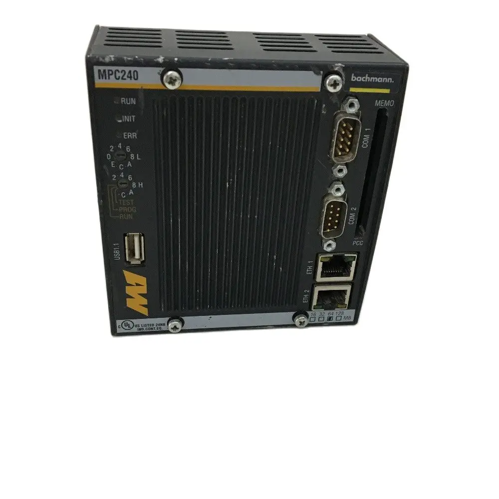 Bachmann Electronic Dio264 & Isi222 & Mx213/cf512 & Mpc240 Processor Modules Used In Good ...